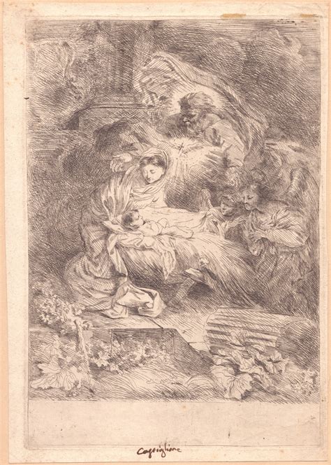 Giovanni Benedetto Castiglione Il Grechetto The Nativity Auction