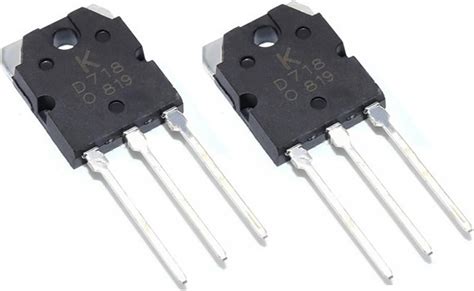 Melphi 5 Pcs D718 2sd718 To 3p 120v 8a Triode Transistor