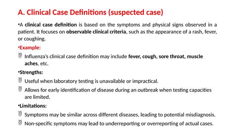 Tutorial 1 Pptx Case Definition In Outbreak Investigation Pptx