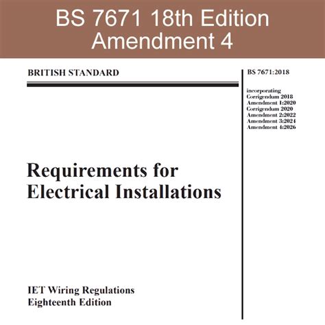Bs 7671 Reference Methods Pro Certs Software