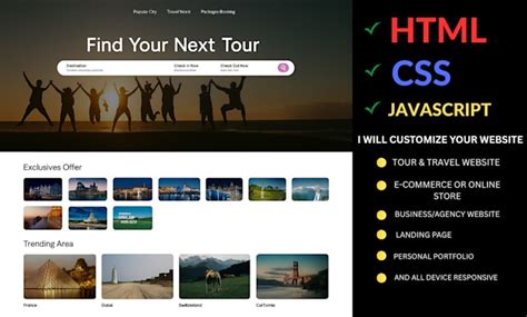 Create A Responsive Website Using Html Css Javascript By Monjurulhoqu94