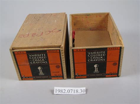 Set Of Chalk Boxes National Museum Of American History