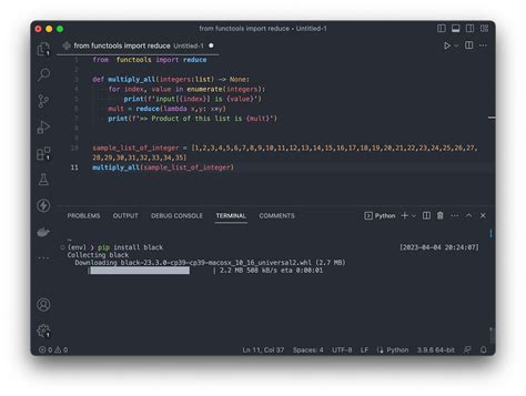 Black For Python Formatting
