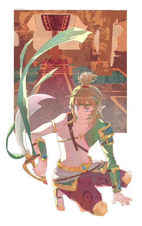 Link The Legend Of Zelda And 1 More Drawn By Gensougetsumenrt