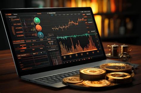 Premium Photo Analysis Of Bitcoin And Cryptocurrency With Conceptual Chart And Fluctuation Graph