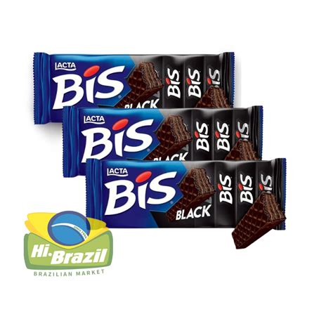 Lacta Bis Black 3 Unidades De 100g Cada — Hi Brazil Market