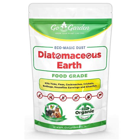Go Garden Diatomaceous Earth Powder Organic Pest Control