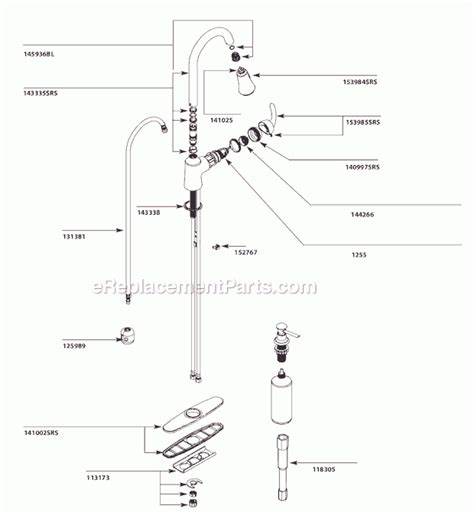Moen Pulldown Kitchen Faucet Parts Diagram