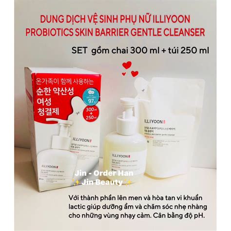 Dung Dịch Vệ Sinh Phụ Nữ Illiyoon Probiotics Skin Barrier Gentle