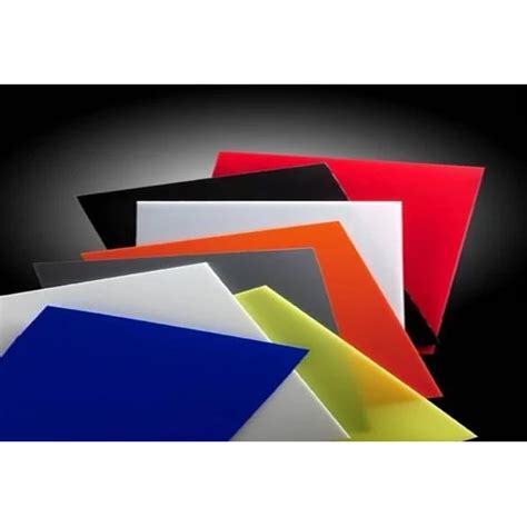 Polypropylene Copolymer Sheets 2mm Thick Square Shape Multicolor