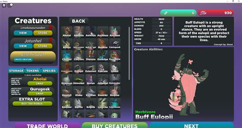 Selling Buff Eulopii Species [closed] Fandom