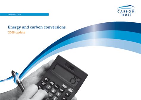 Conversion Chart Energy Used To Carbon Dioxide