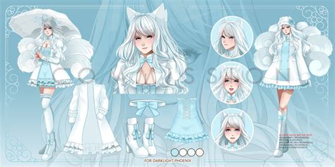 Comm Alolan Vulpix Gijinka By Crownxdoll On Deviantart