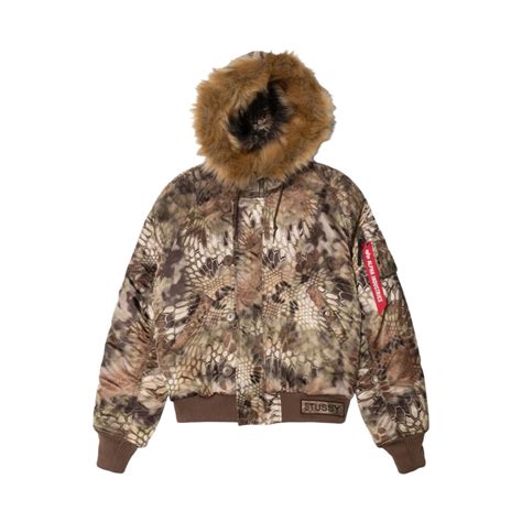 Alpha Industries X Stussy Kryptek Camo N2b Jacket Highlander Stussy