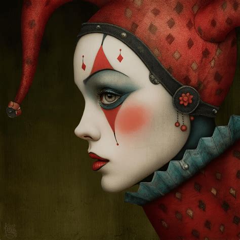 16 Vintage Clown Portrait Wall Art Dramatic Carnival Digital Prints