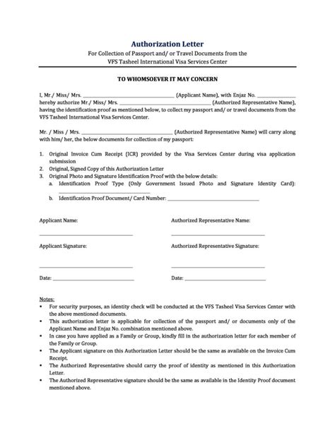 46 Authorization Letter Samples And Templates ᐅ Templatelab