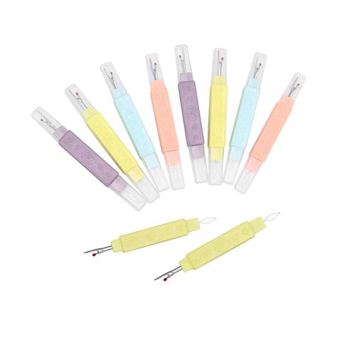 Tachiuwa 10pcs Seam Rippers Threaders Stitch Removal Tool Quick