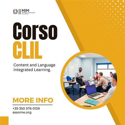 Corso Clil Content And Language Integrated Learning