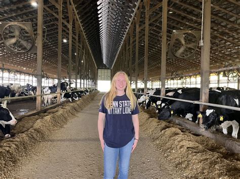 Meet Emma An On Farm Intern Who Is Honing Her Breeding Skills And