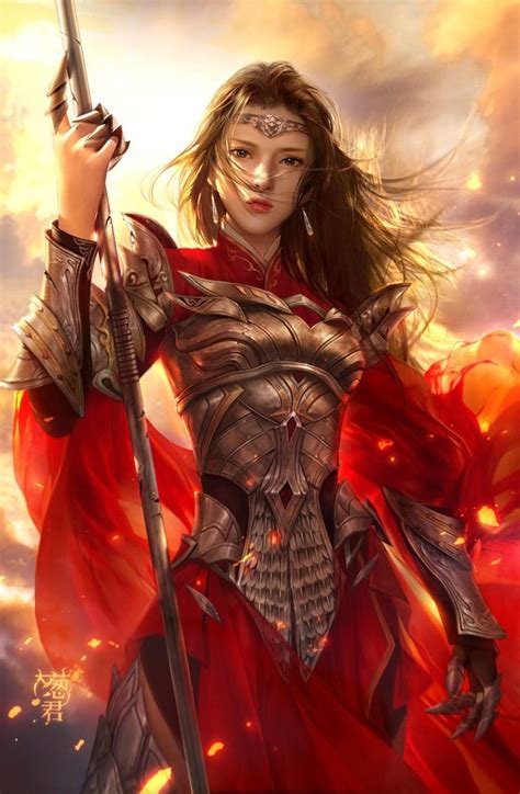 Beautiful Warrior Woman