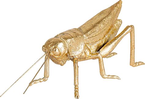 Creative Co Op Gilded Garden Grasshopper Decor Gold