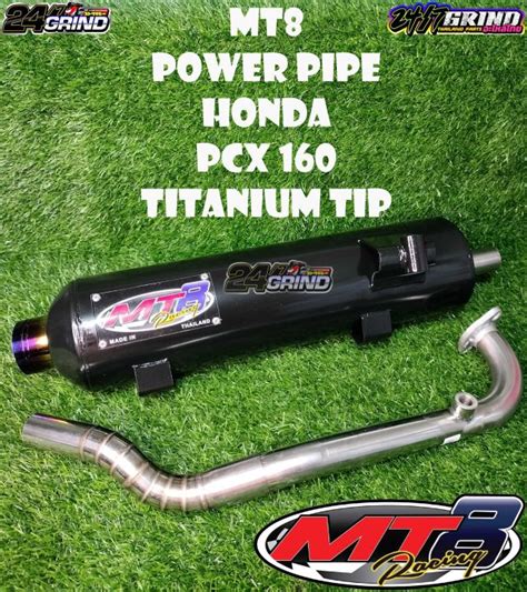 Mt8 Power Pipe Honda Pcx 160 Titanium Tip Thailand Made Lazada Ph