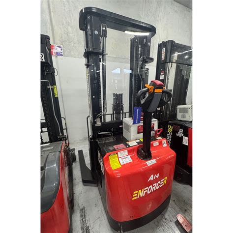 Used Enforcer 1 4t Electric Walkie Reach Stacker For Sale And Hire