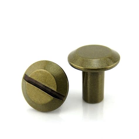 Slot Drive Sex Bolt Round Head Screw Fastener Male Female For