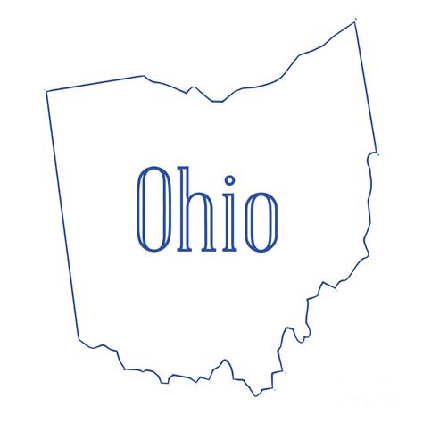 Printable Ohio Map Printablelib