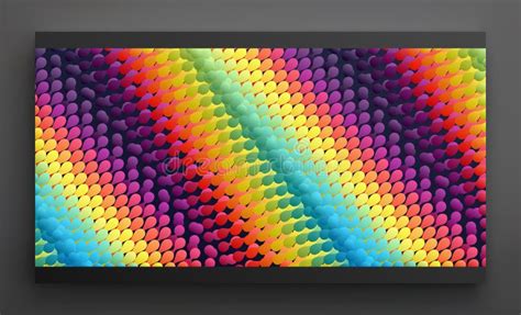 Wavy Surface With Dynamic Effect Molecular Abstract Background Layer