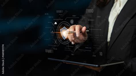 Cyber Security Interface With Biometric And Ai Powered Protection