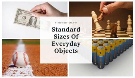 Standard Sizes Of Everyday Objects 8 Is Surprising Measuring Stuff