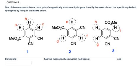 Solved Question 2 One Of The Compounds Below Has A Pair Of