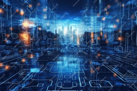 Fondo Tecnológico Futuristico Foto Premium