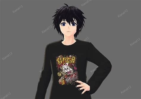 3d Model 3d Anime Style Male Avatar For Vrchat And Vtubing Vr Ar