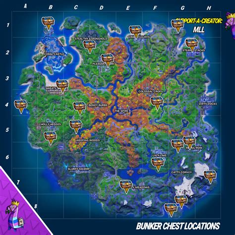 Bunker Chests Fortnite Location Map At Frank Dugas Blog