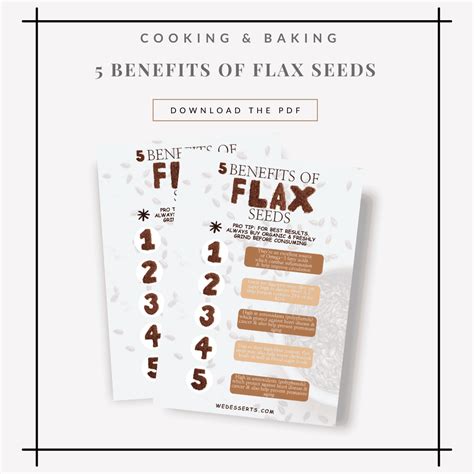 Benefits Of Flax Seeds Cheat Sheet