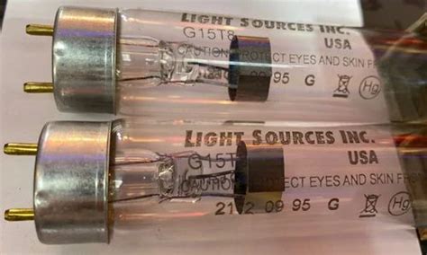 Tube Material Soft Glass Light Sources Tuv 15w G15 T8 Uvc 18 Tube At