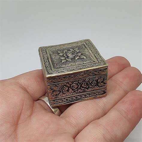 Small Silver Box Etsy Uk