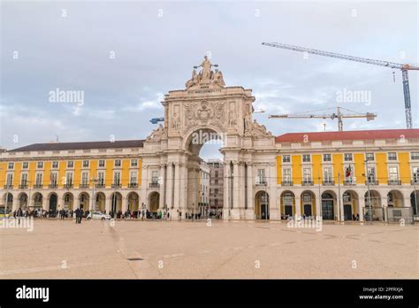 Lisbon Portugal December 4 2022 The Rua Augusta Arch Portuguese