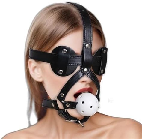 Mouth Ball Gags With Bondage Blindfold Bdsm Bondage Toys