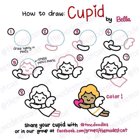 Easy Cupid Drawing At Explore Collection Of Easy