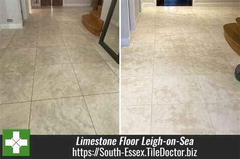 Bringing Out The Colours In Limestone Floor Tiles With Tile Doctor