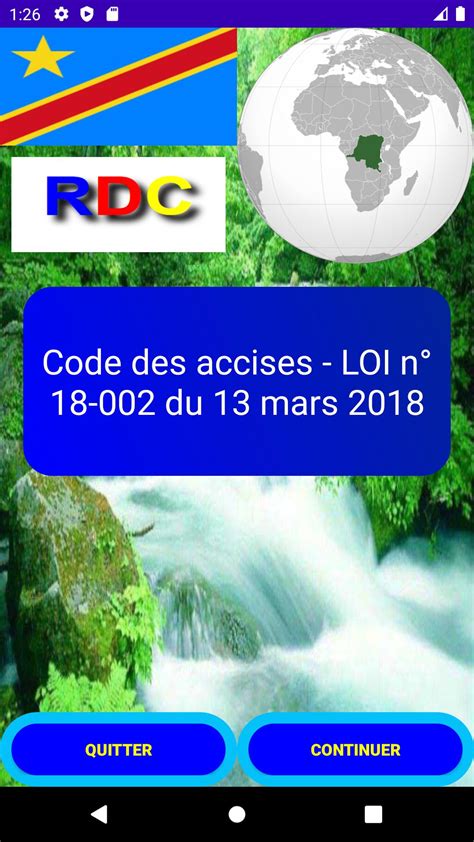 Code Des Accises Rdc Apk For Android Download