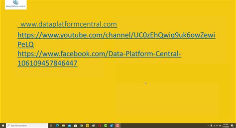 Data Platform Central