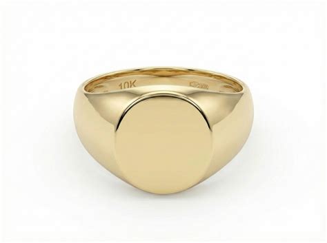 10kt Mirage Mens Gold Ring Sleek Modern And Bold Design