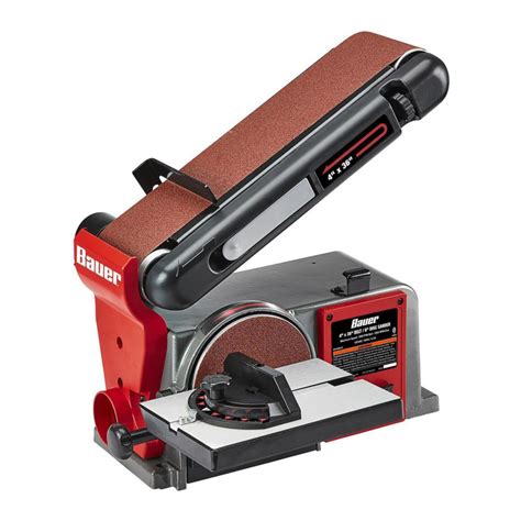 Bauer 20106e B 58339 4 In X 36 In Belt And 6 In Disc Sander