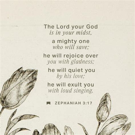 Zephaniah 317 Kjv The Lord Thy God In The Midst Of Th Youversion