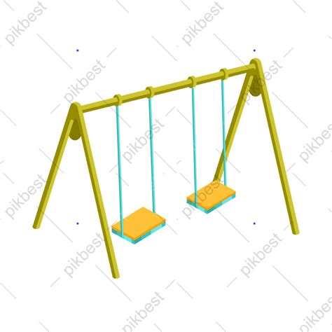 Colorful Cartoon Amusement Park Swing Design Psd Png Images Free