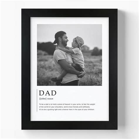 Dads Pride Custom Photo Print For Dad Lime And Lou